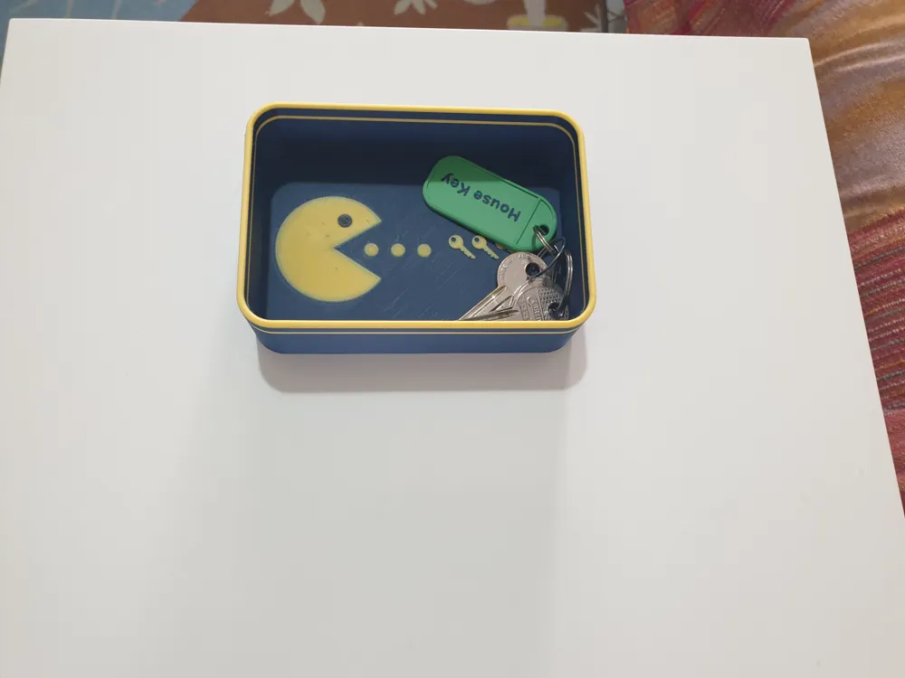 Pacman keys tray - Free 3D Print Model - MakerWorld
