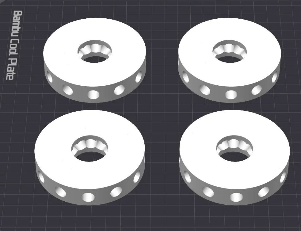 Radial Dowel Connector - Free 3D Print Model - MakerWorld