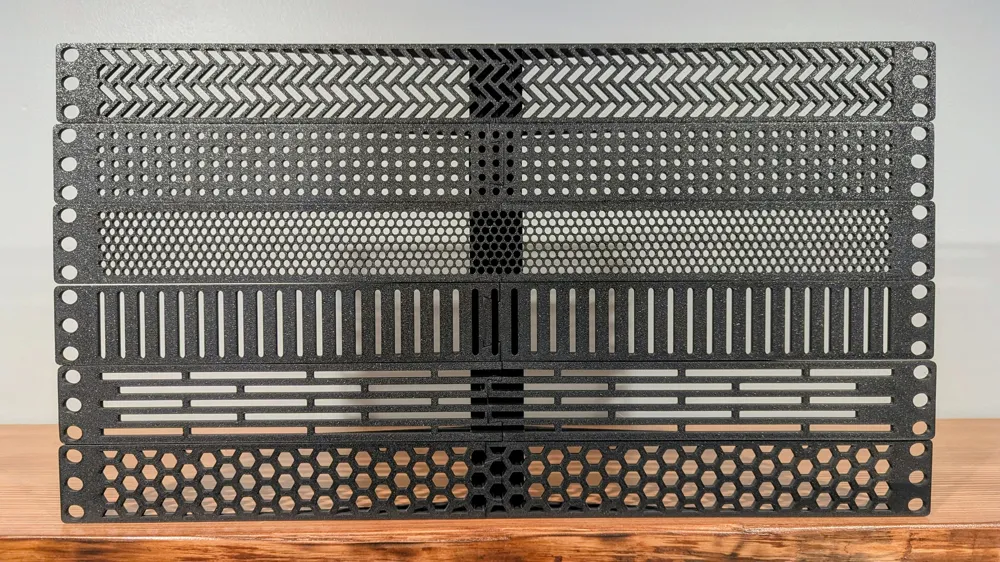 1U Rack Blank 19" Panels (Decorative) - Free 3D Print Model - MakerWorld