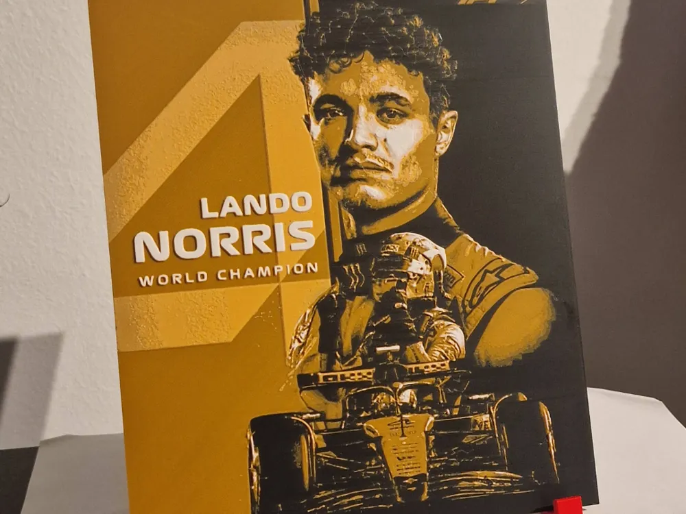McLaren - Lando Norris F1 Champion Portrait - Free 3D Print Model ...