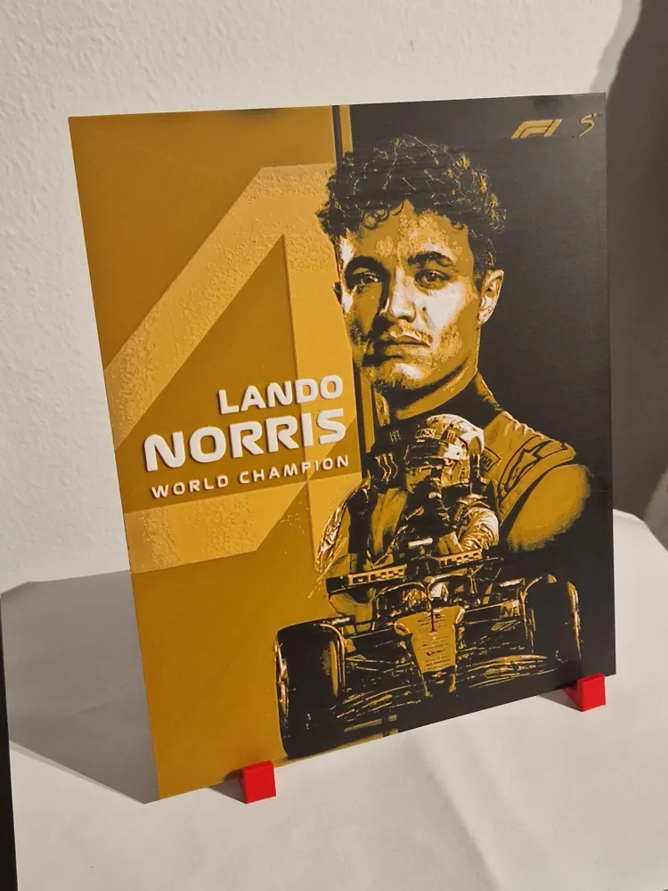McLaren - Lando Norris F1 Champion Portrait - Free 3D Print Model ...