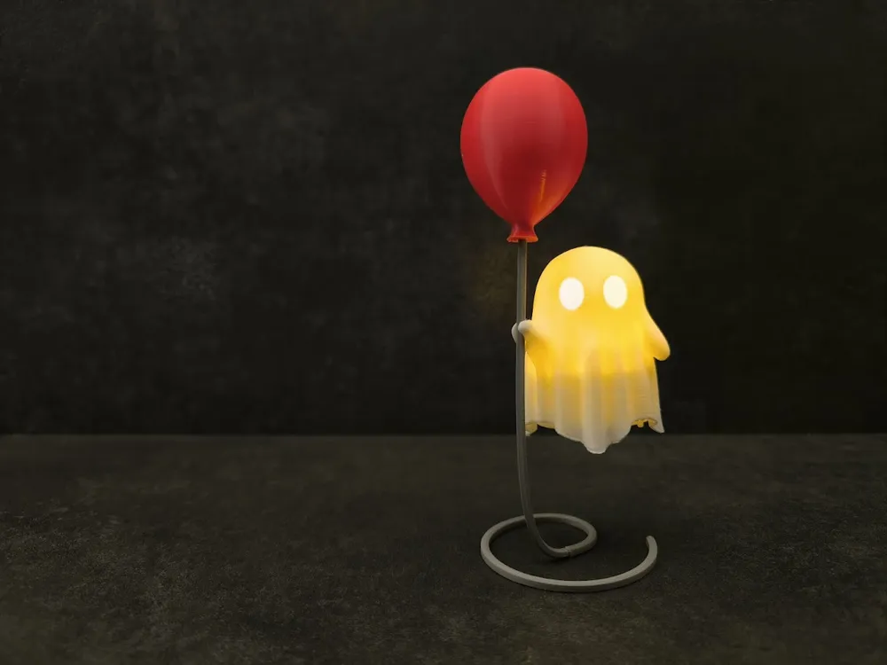 Ghost with Balloon by Sevro MakerWorld: Download Free 3D Models