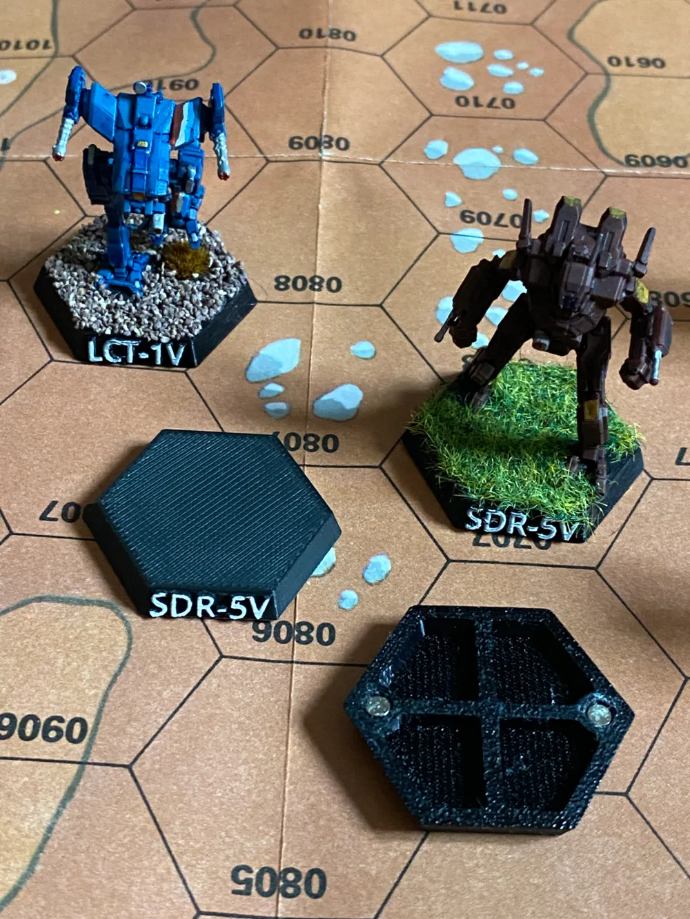 BattleTech 3025 Named Light Mech Hex Bases by zzv347 MakerWorld ...