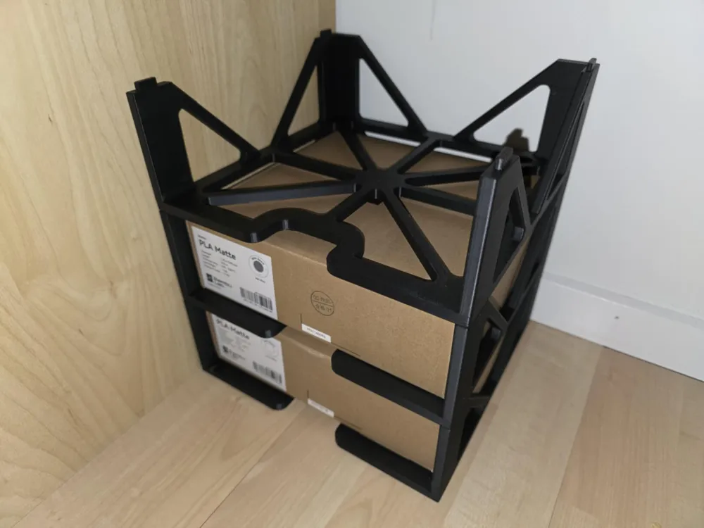 Stackable filament storage rack - Free 3D Print Model - MakerWorld