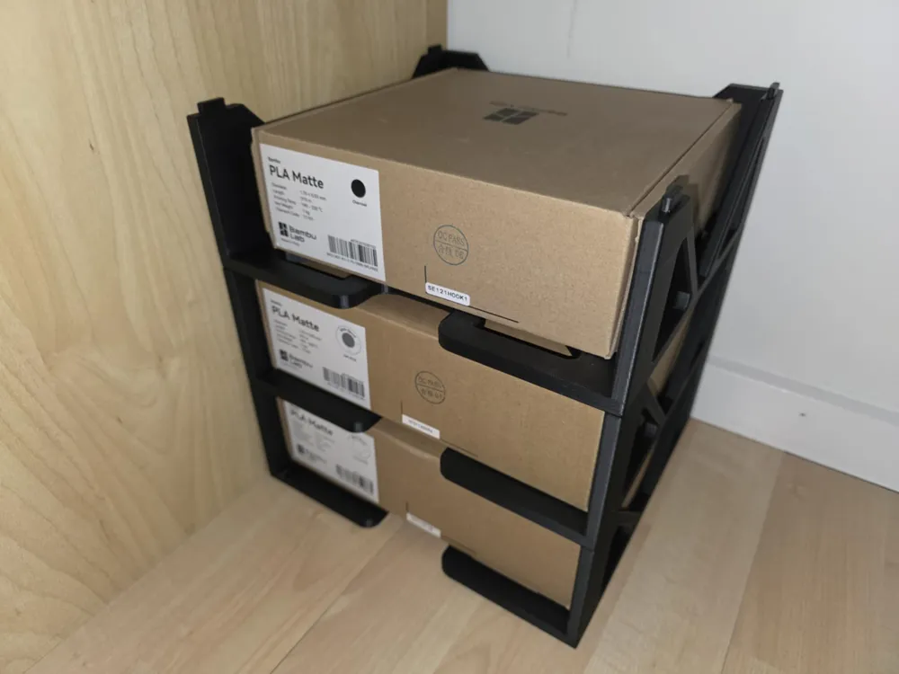 Stackable filament storage rack - Free 3D Print Model - MakerWorld