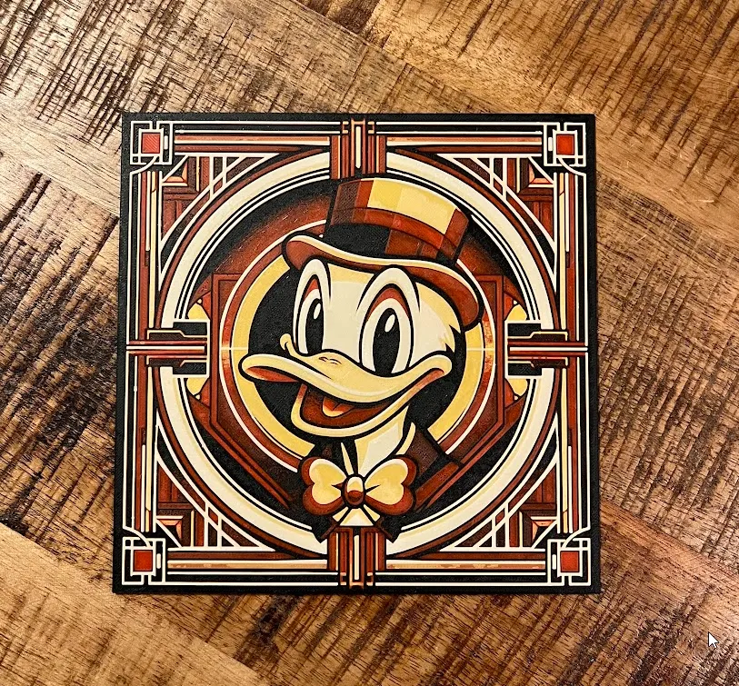 Art Deco - Donald Duck by 3Deekes - MakerWorld