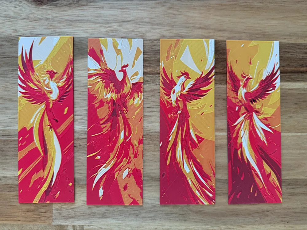 Bookmark - Phoenix Set #1 by Canadian Gamer - MakerWorld