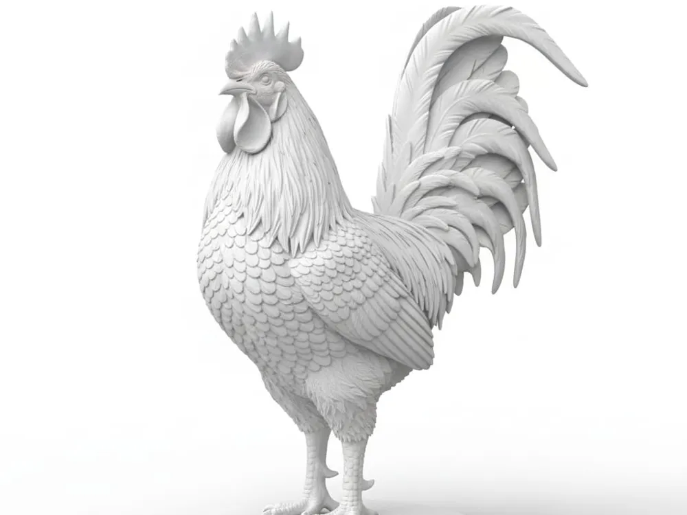 Realistic 3D Rooster by 3dFantasy MakerWorld: Download Free 3D Models