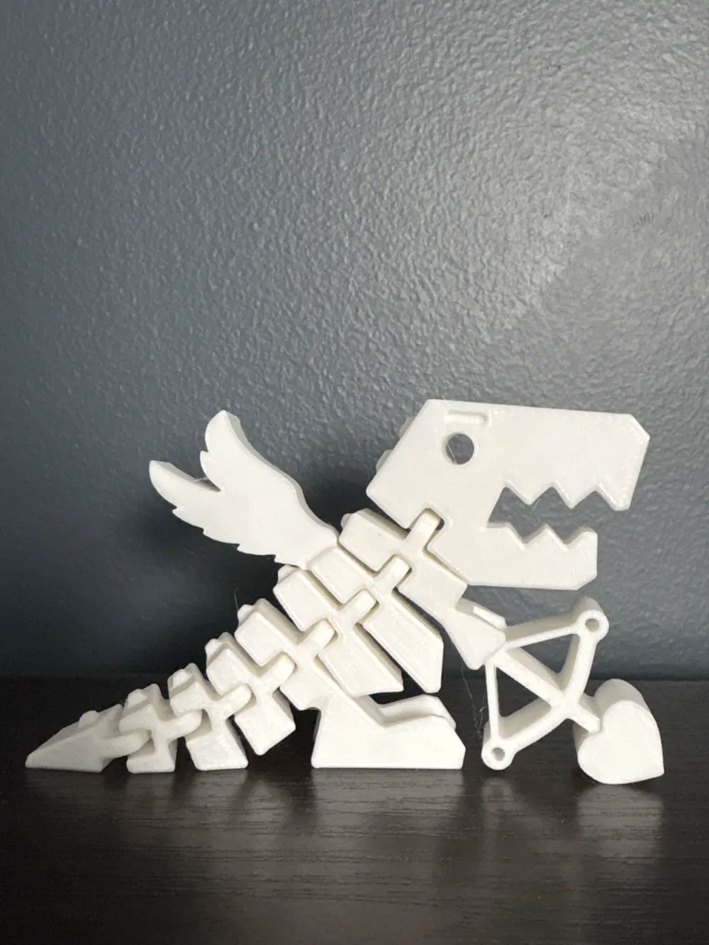Valentines Day Cupid Flexi Rex - Free 3D Print Model - MakerWorld