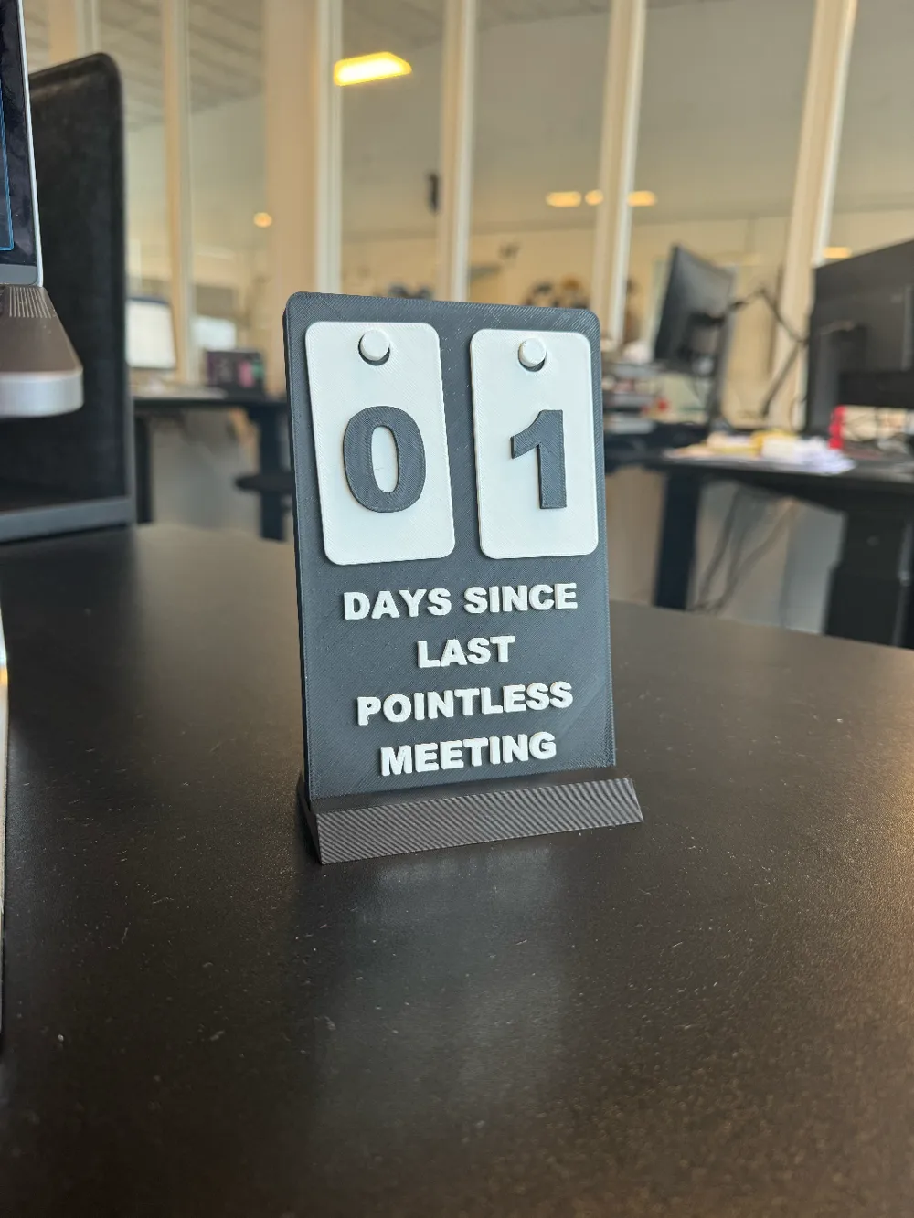 Pointless Meeting Counter by D0Tch_ - MakerWorld