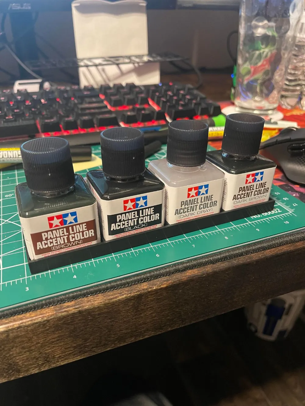 Gunpla Model Kit Tamiya Panel Liner/ Cement Holder - Free 3D Print ...