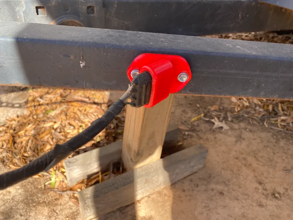 4 Pin Trailer Plug Holder - Free 3D Print Model - MakerWorld