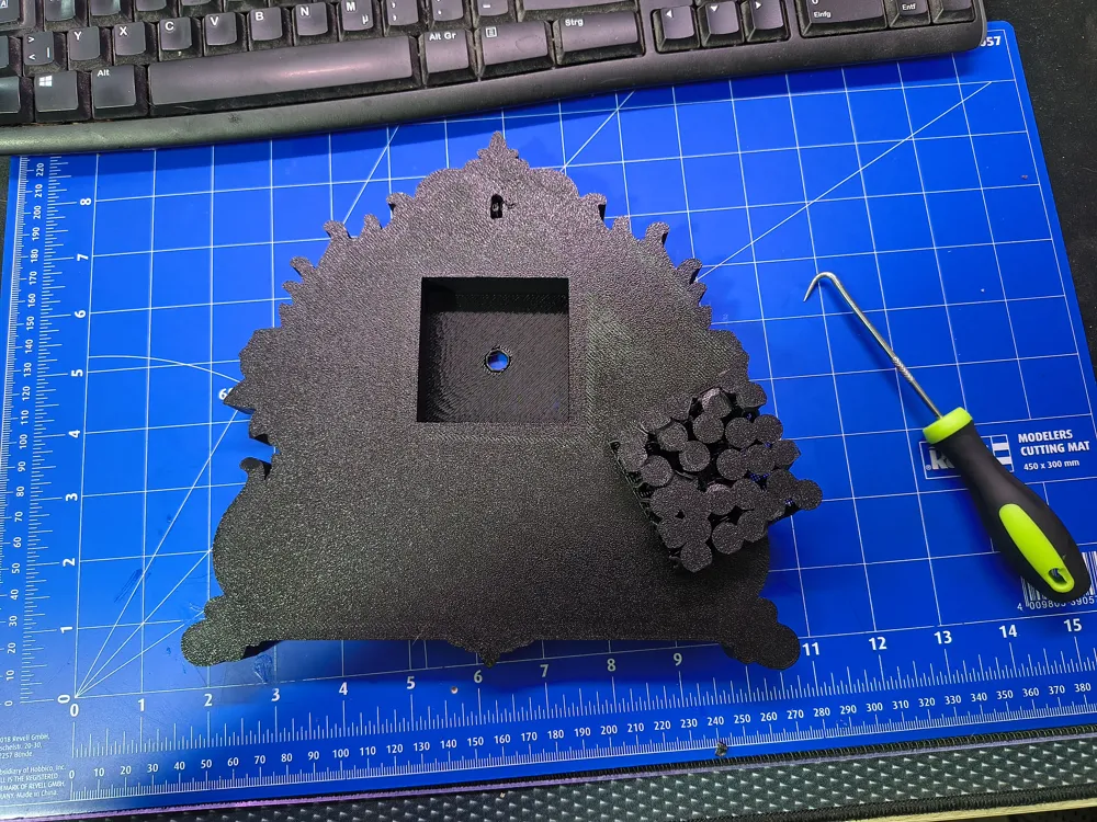 French Antique Wall & Desk Clock for Clock KIT-011 - Free 3D Print ...