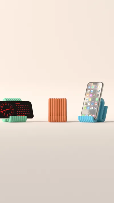 mobile phone stand. aesthtic wiggle phone rest by Abstractia Design ...
