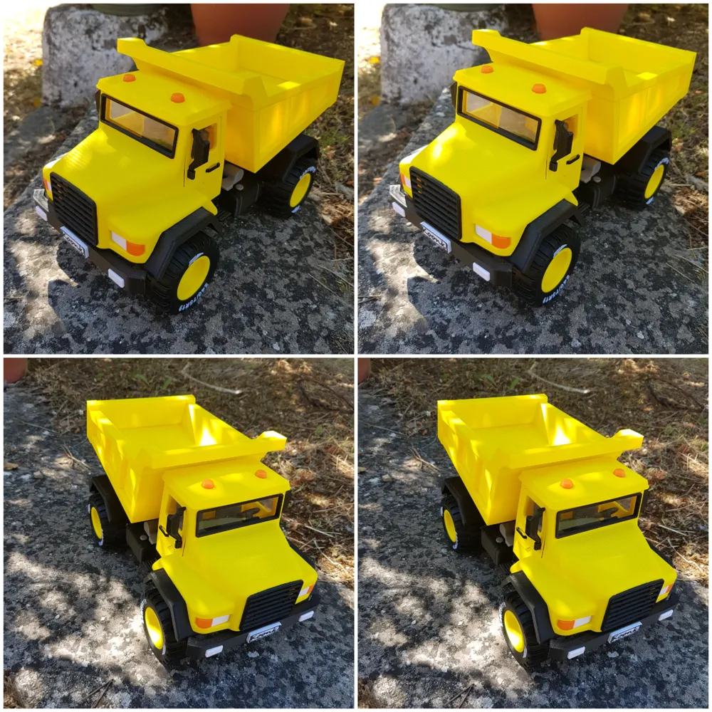 Dumptruck, moving Bucket and Doors, Ball Bearings by ...