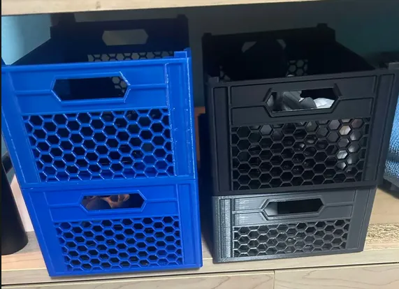 Stackable Crate Remixed by davidstepanekMakerWorld: Download Free 3D Models