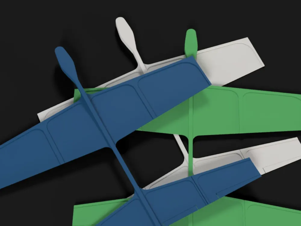 Little Airplane 004 - Dreamer Glider Paper Airplane by 梧桐 MakerWorld ...