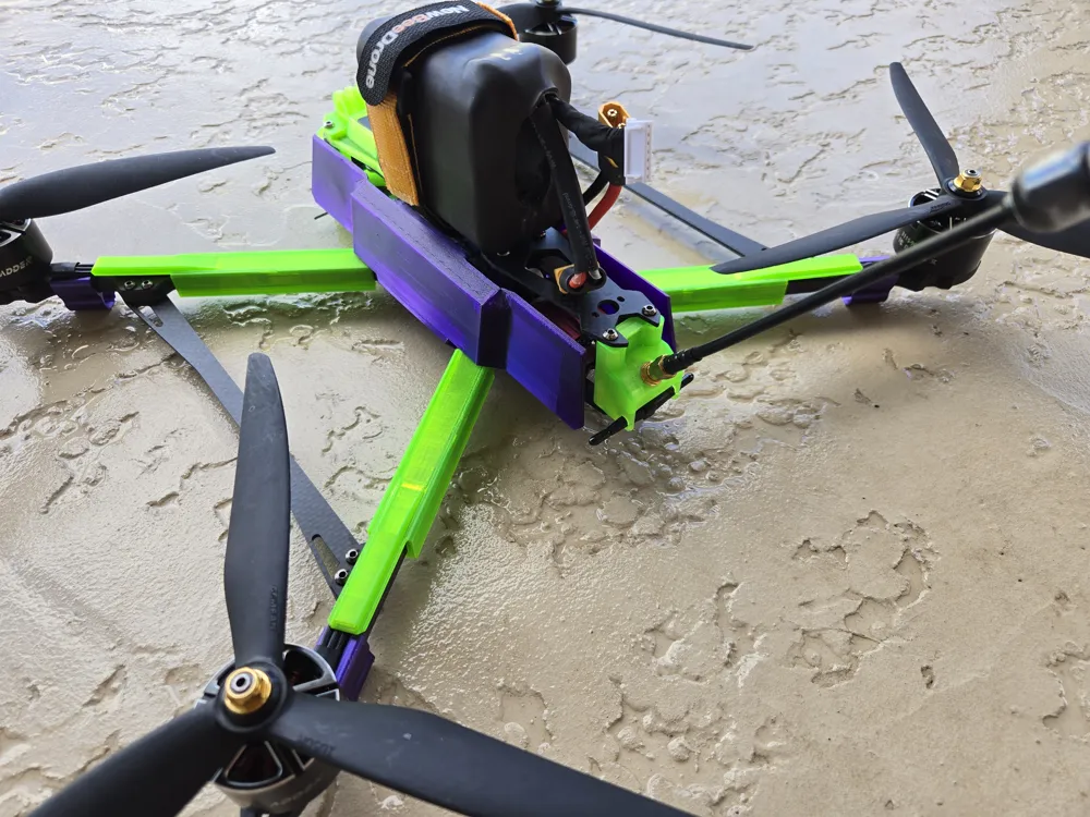 Mark 4 V2 10" FPV side plates and mounts by Dan MakerWorld: Download ...