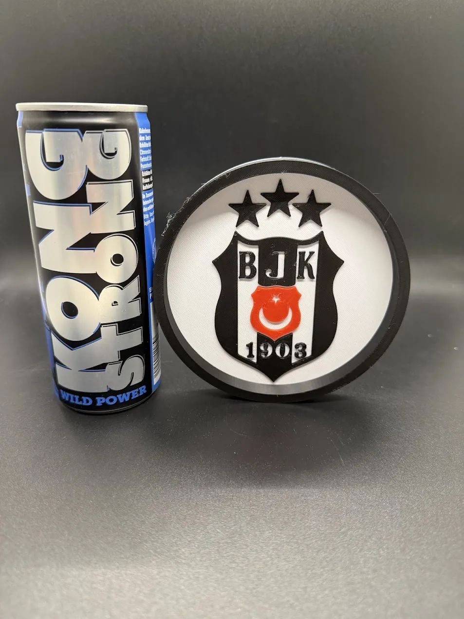 Beşiktaş J.K. (BJK) - Logo Coaster - 2 Versions - Free 3D Print Model ...