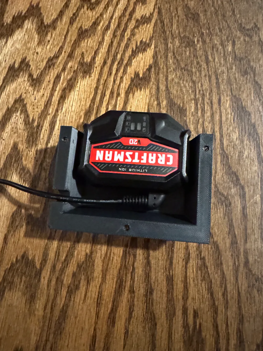 Craftsman battery charger wall mount by Ryan.thomas369 - MakerWorld