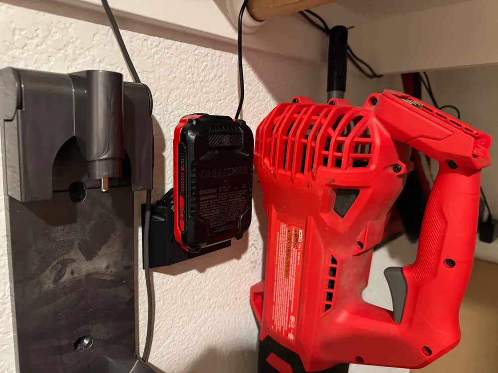 Craftsman battery charger wall mount by Ryan.thomas369 - MakerWorld