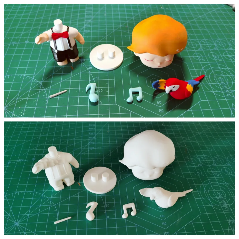 POPMART DIMOO Forest Conductor (Separate Parts) by Nut MakerWorld ...