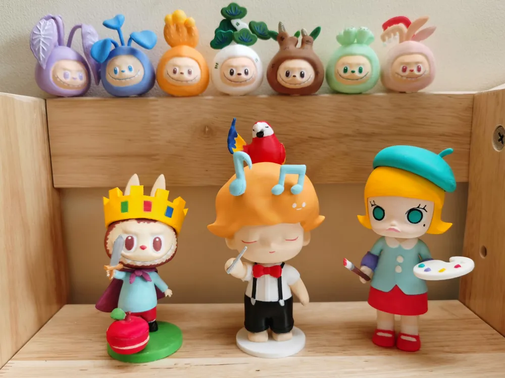 POPMART DIMOO Forest Conductor (Separate Parts) by Nut MakerWorld ...