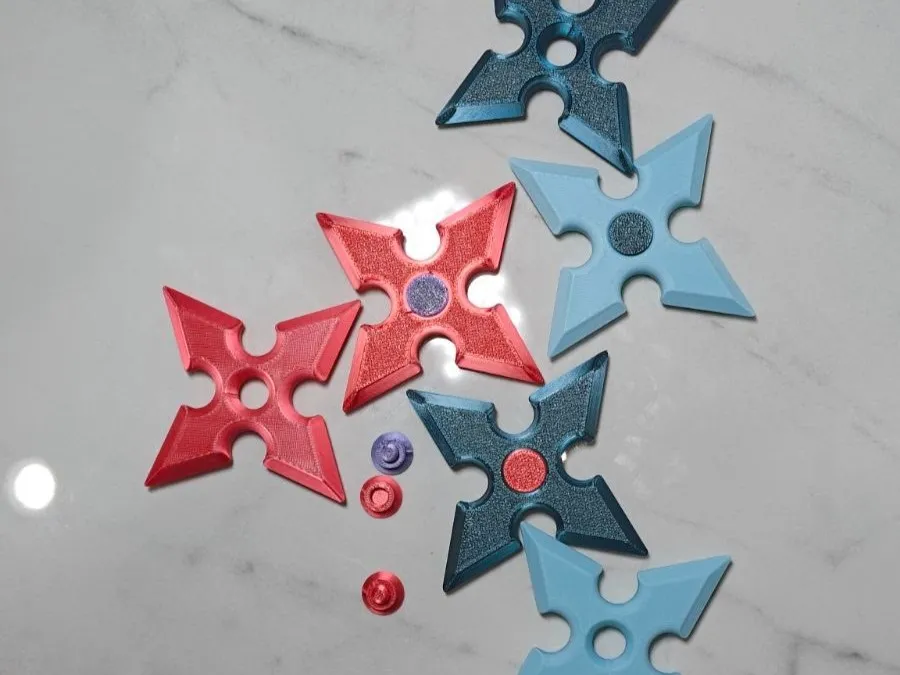 Small Throwing Star Fidget spinner by rogue3d - MakerWorld