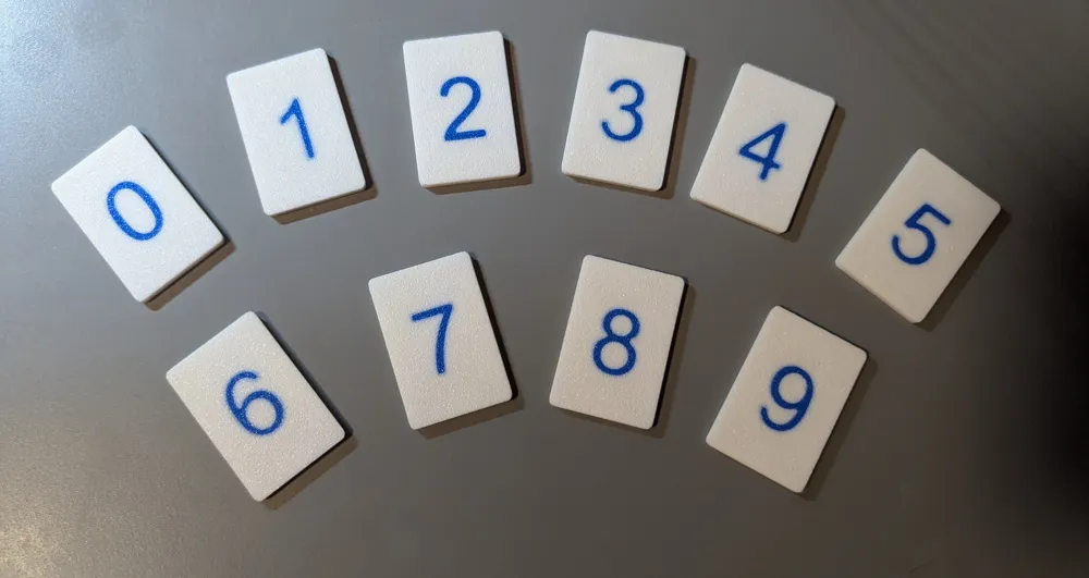 Number & Symbol Tiles with Stand by Felli802 MakerWorld: Download Free ...