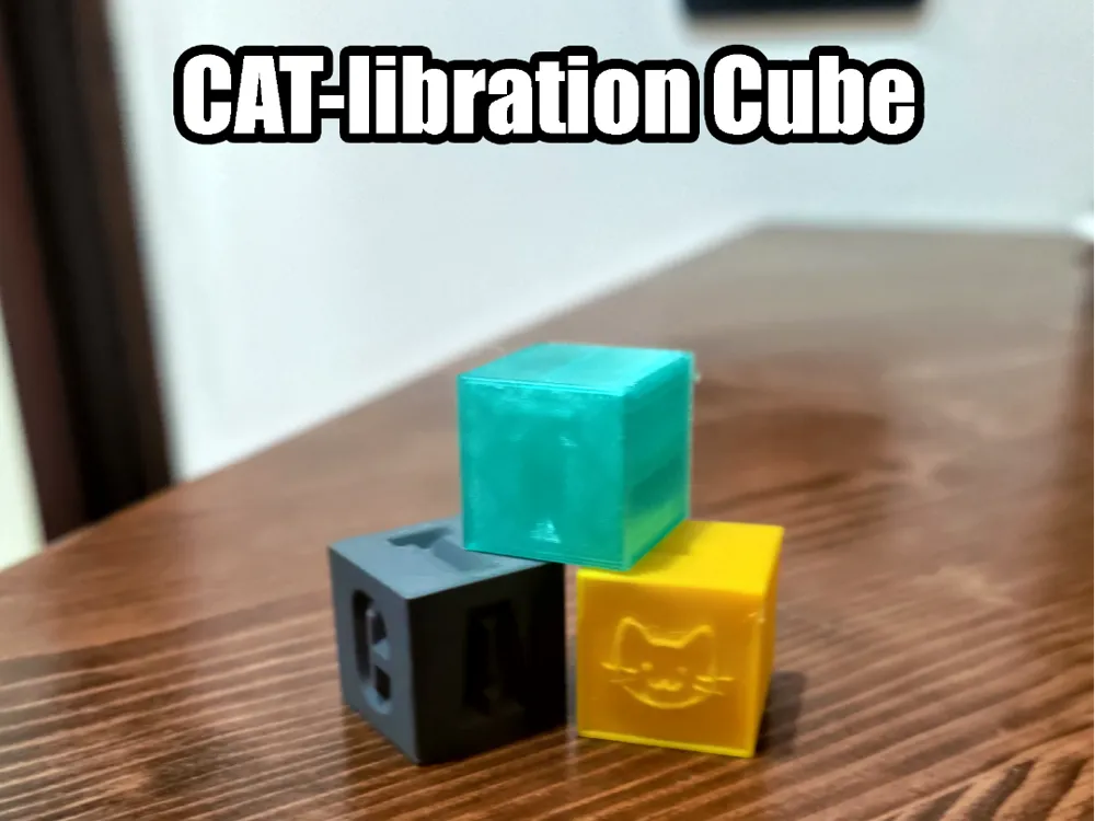 CATlibration Cube ( Cat Calibration Cube) by 3T_printers - MakerWorld