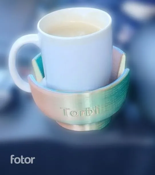 Cupholder for coffee cups and large mugs - Free 3D Print Model - MakerWorld
