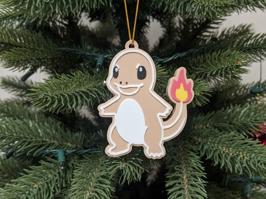 Charmander Gingerbread Christmas Tree Decoration by dowsett.adam ...