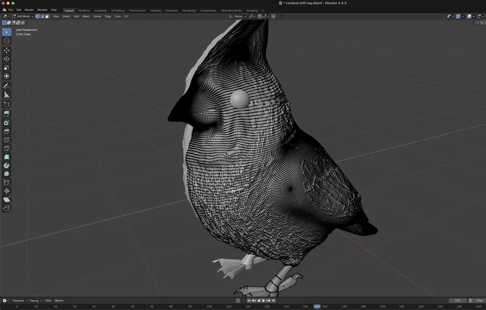 Cardinal | Highly Realistic Northern Cardinal Bird - Free 3D Print ...
