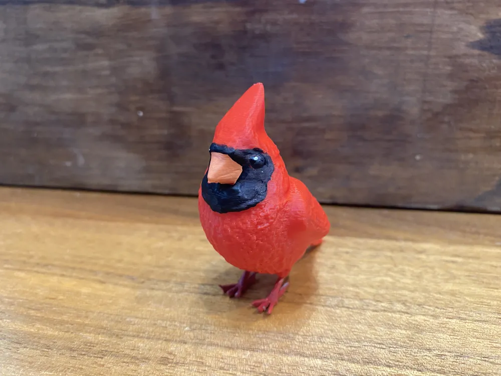 Cardinal | Highly Realistic Northern Cardinal Bird - Free 3D Print ...