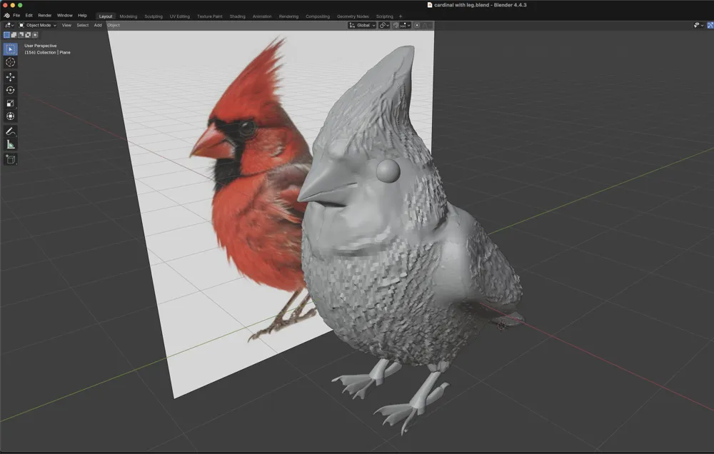 Cardinal | Highly Realistic Northern Cardinal Bird - Free 3D Print ...