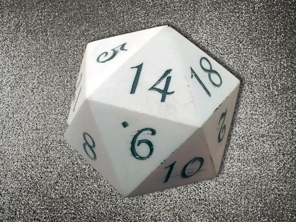 Simple D20 Dice by 3D German Maker - MakerWorld
