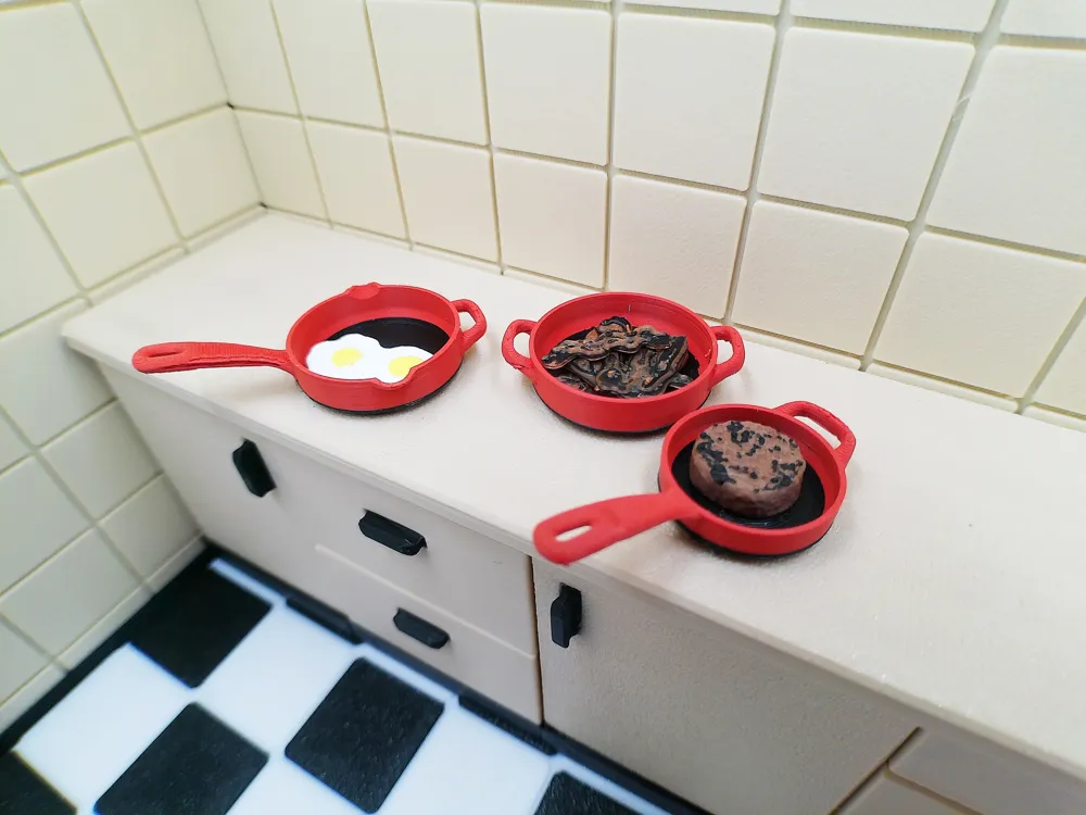 Dollhouse - General Foods 02 1:18 1:12 1:6 by 6POiNT6 MakerWorld ...