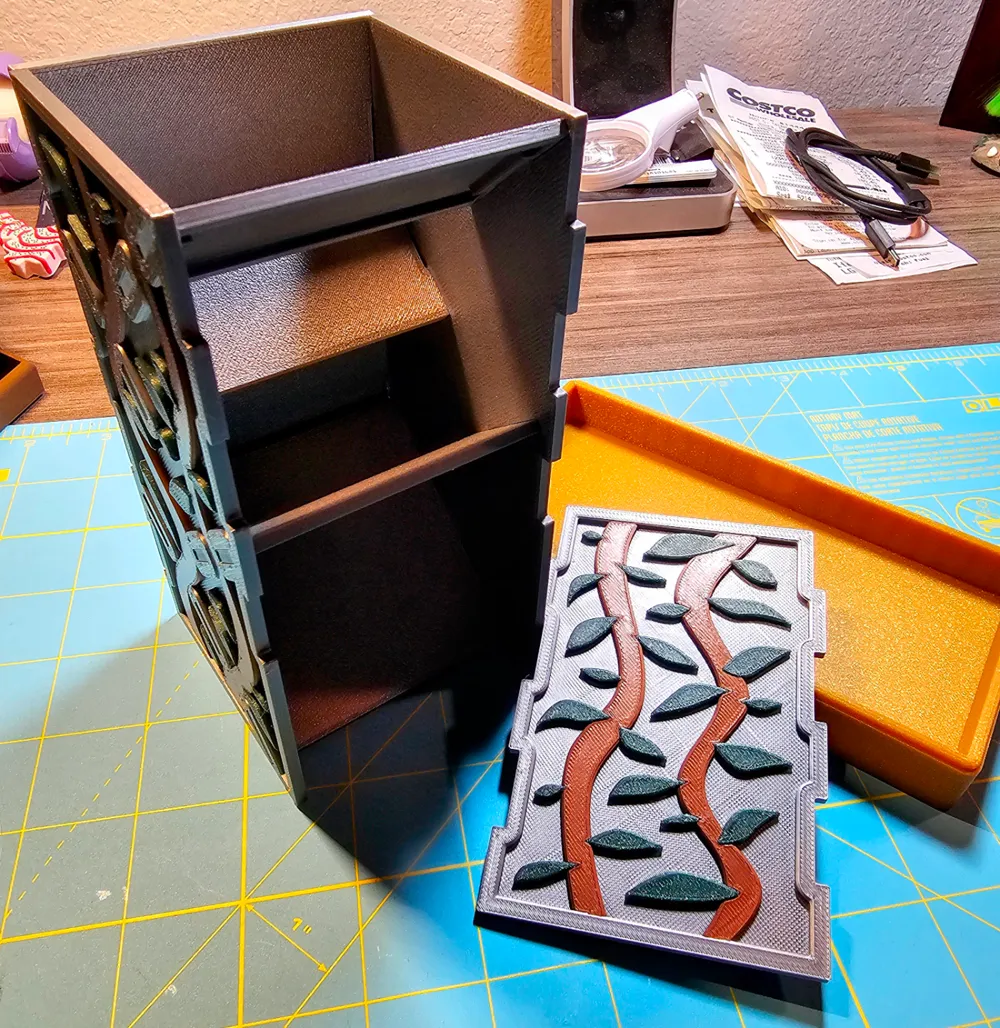 Collapsible Dice Tower Remixed by tejawood - MakerWorld