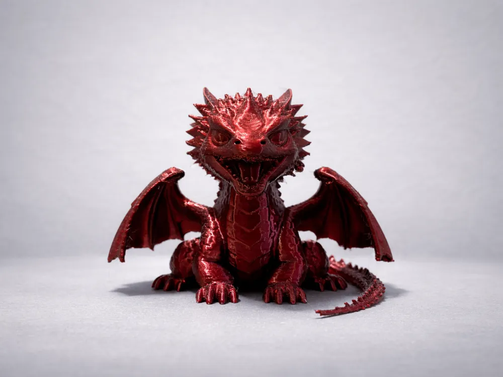 Smaug – Chibi Dragon Miniature - Free 3D Print Model - MakerWorld