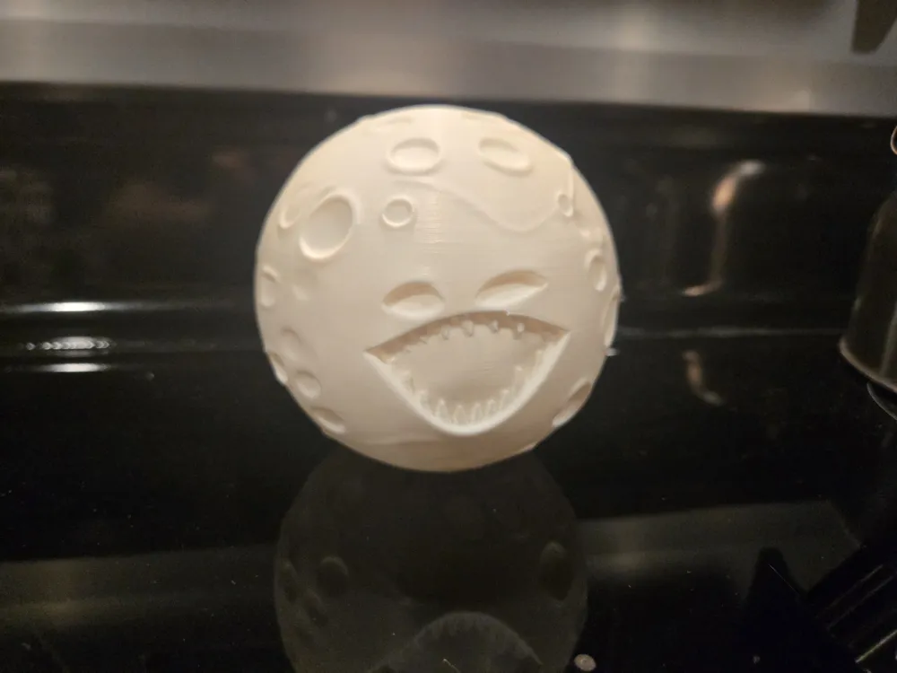 Angry Moon - Free 3D Print Model - MakerWorld