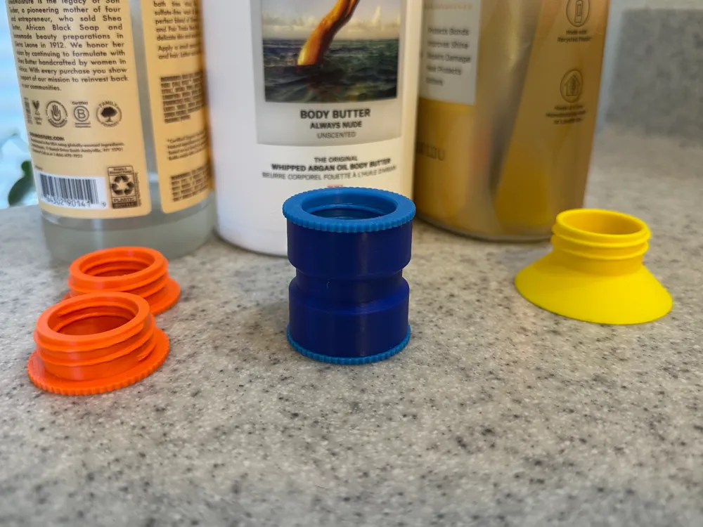 Universal Bottle Transfer Caps (Version 2.0) by dfreshkremer MakerWorld ...