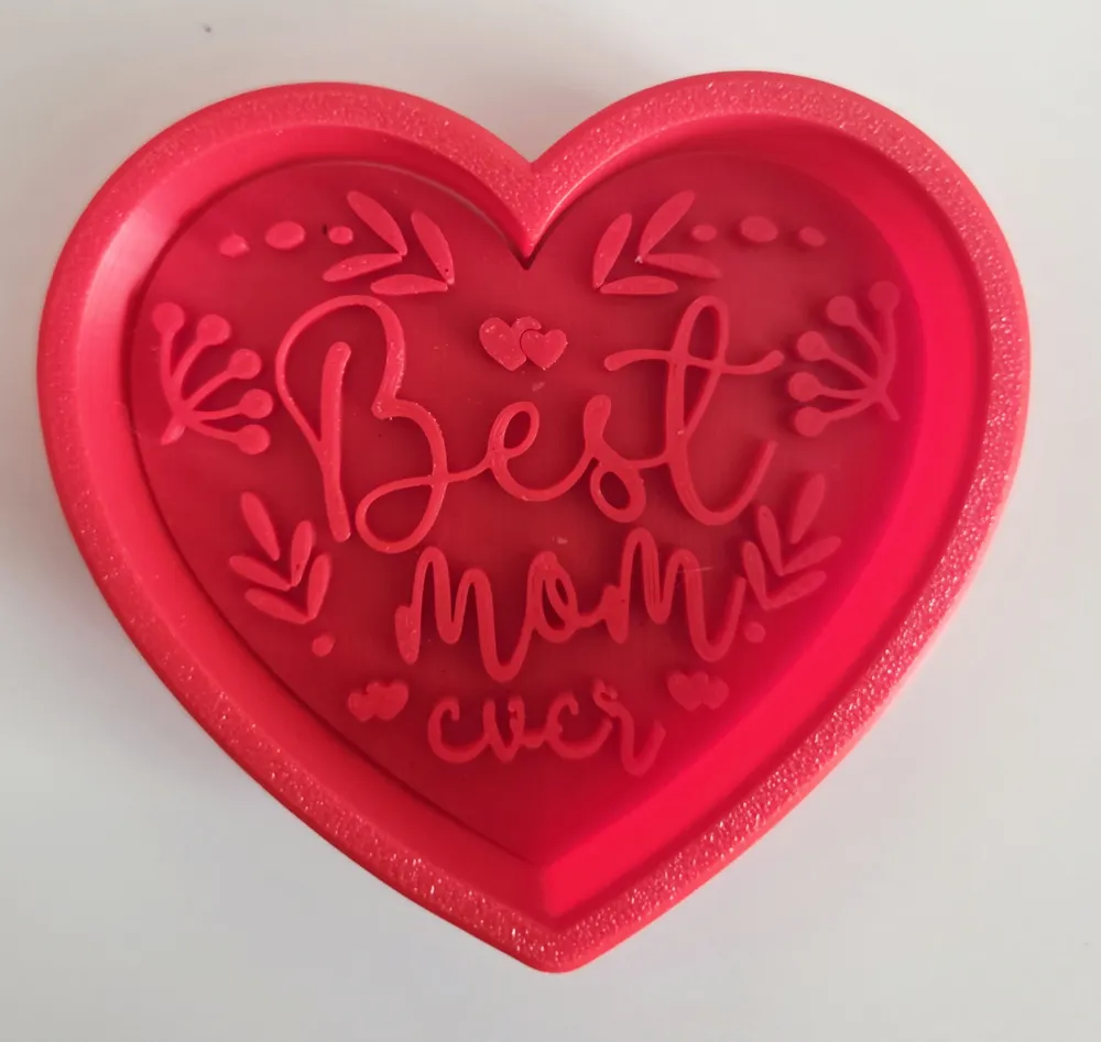 Best Mom Ever Cookie Cutter & Stamp - Free 3D Print Model - MakerWorld