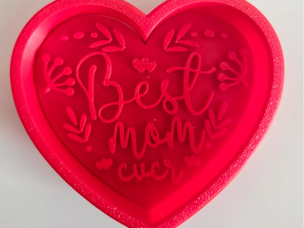 Best Mom Ever Cookie Cutter & Stamp - Free 3D Print Model - MakerWorld