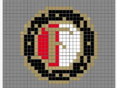 Feyenoord logo MakerWorld-Pixel Puzzle Maker by Extreme Doc - MakerWorld