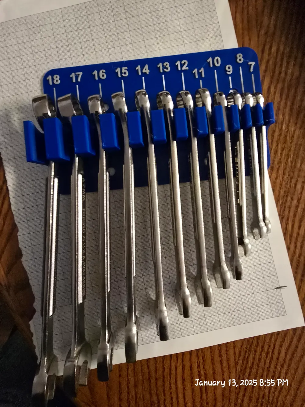 Metric Wrench Pegboard Holder by Mr Doug MakerWorld: Download Free 3D ...