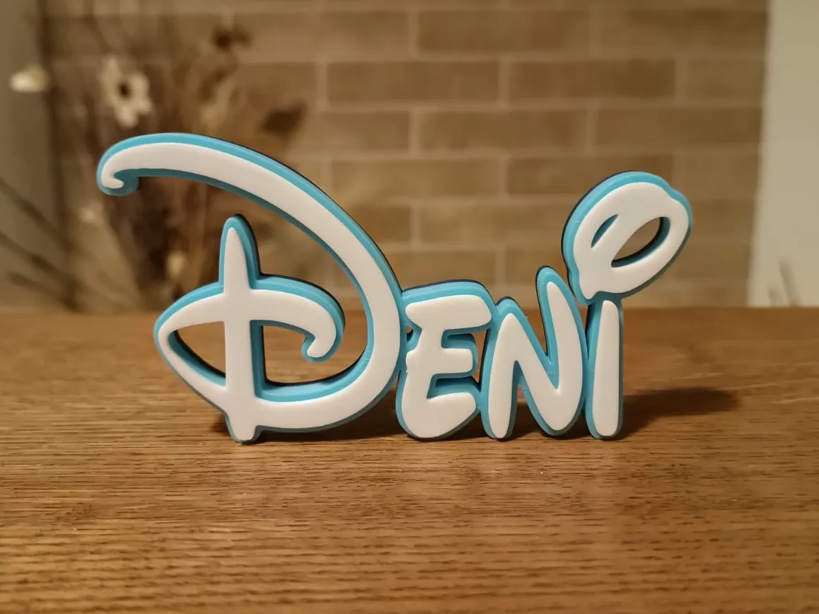 Deni Name Disney Tag - Free 3D Print Model - MakerWorld