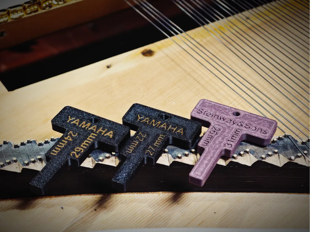 String Peg Height Gauge Block by 成都SH钢琴科学研究所 - MakerWorld