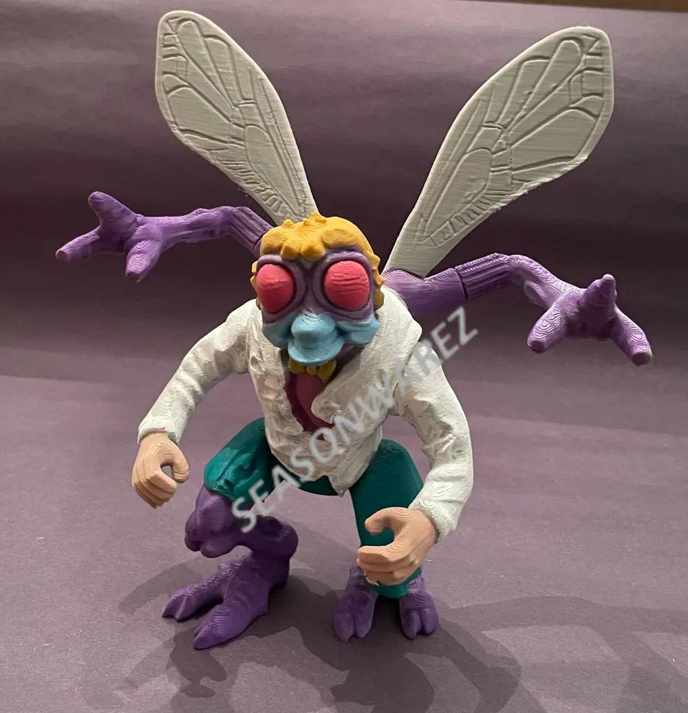 Baxter Stockman - The Mutated Fly (TMNT Toy) - Free 3D Print Model ...
