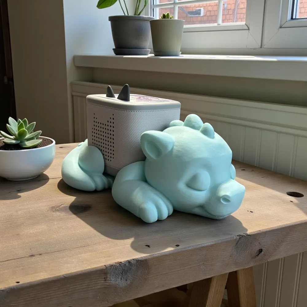 Tonie Box Holder Dragon Dragon - Free 3D Print Model - MakerWorld
