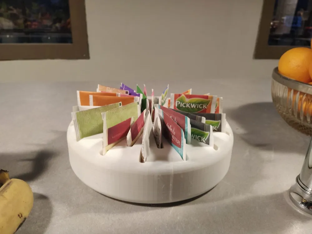 Tea carousel - Free 3D Print Model - MakerWorld